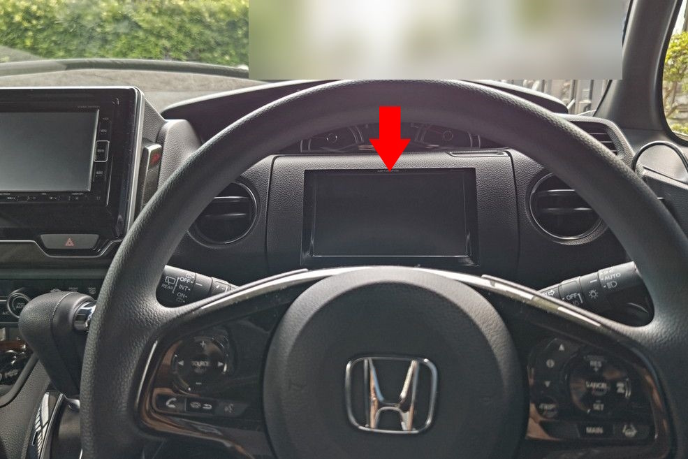 ホンダN-BOXカスタム JF3 死角補助ミラー／左サイドモニター取付位置シミュレーション: グリーゼ581h