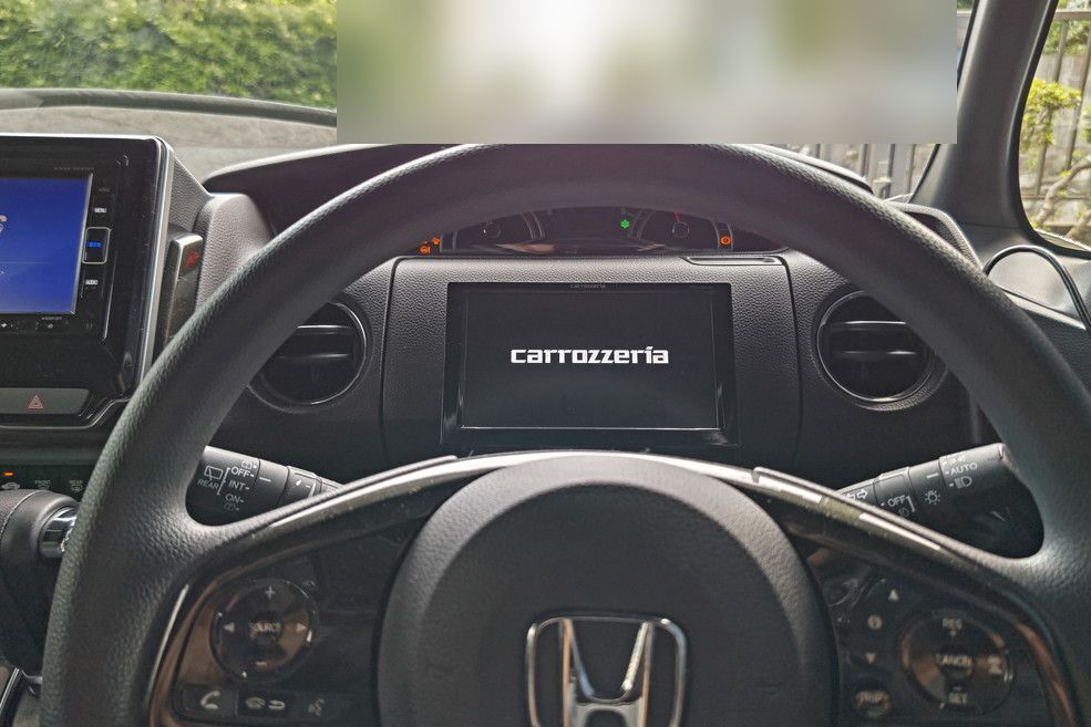 ホンダN-BOXカスタム JF3 死角補助ミラー／左サイドモニター取付位置シミュレーション: グリーゼ581h